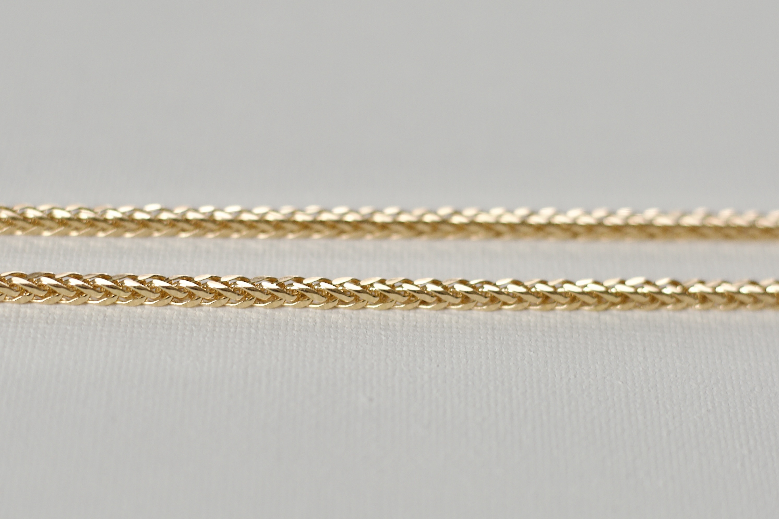 18 Karats Foxtail Chain - Eligius Fine Jewelry
